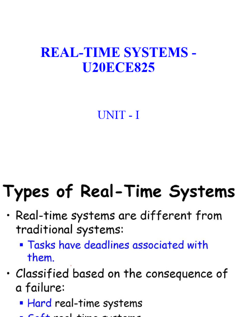 3 Types of Real-Time Tasks and Their Characteristics | Download Free PDF | Scheduling (Computing ...