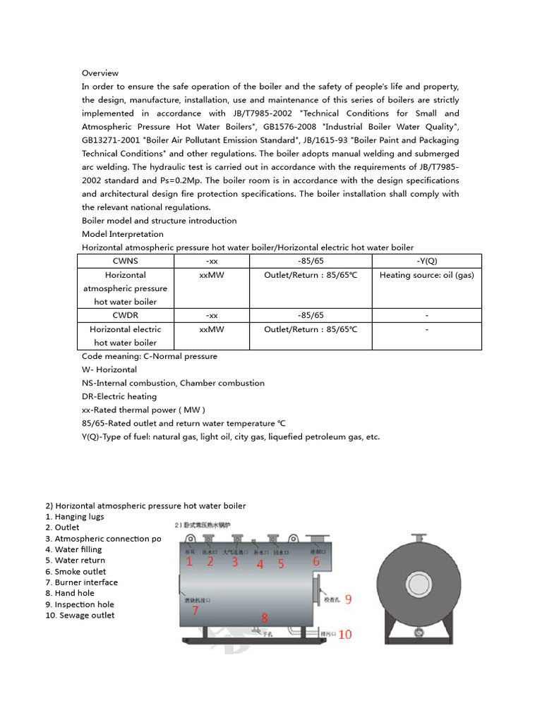 Boiler Manual - English | PDF