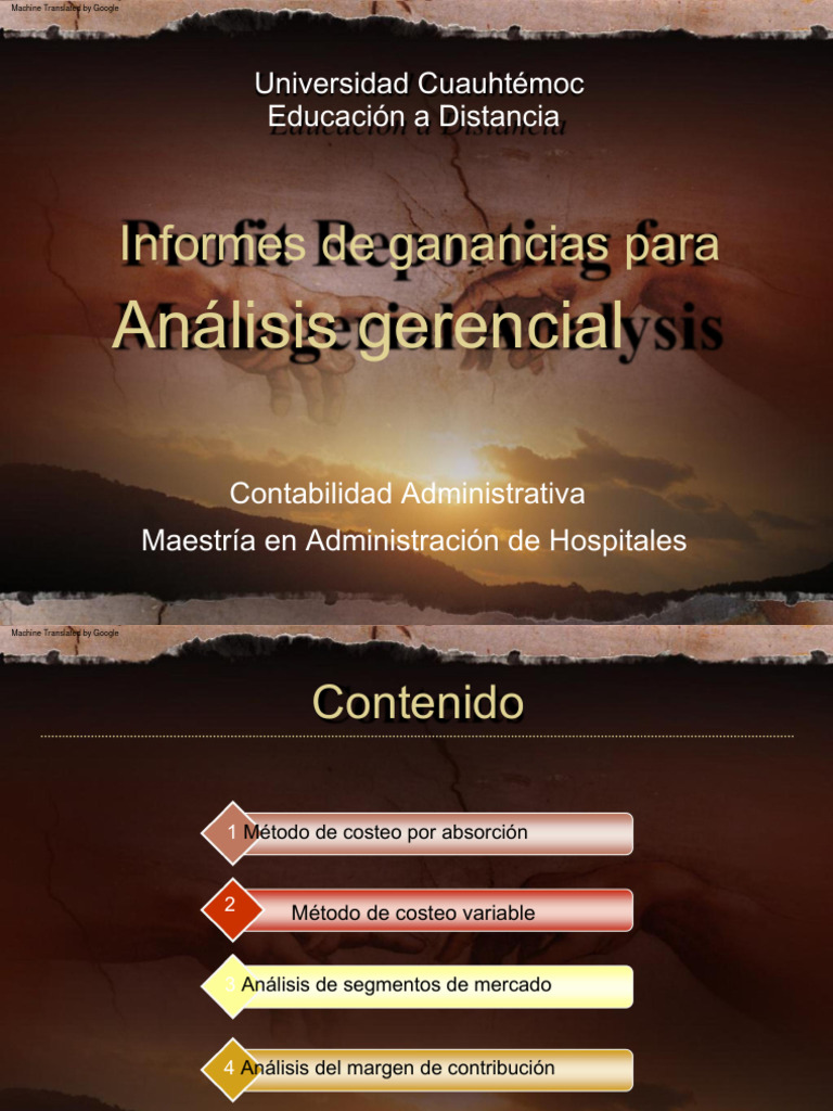 Profit Reporting For Managerial Analysis | PDF | Contabilidad de ...