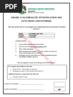Grade 11 Functions Notes | PDF | Asymptote | Function (Mathematics)