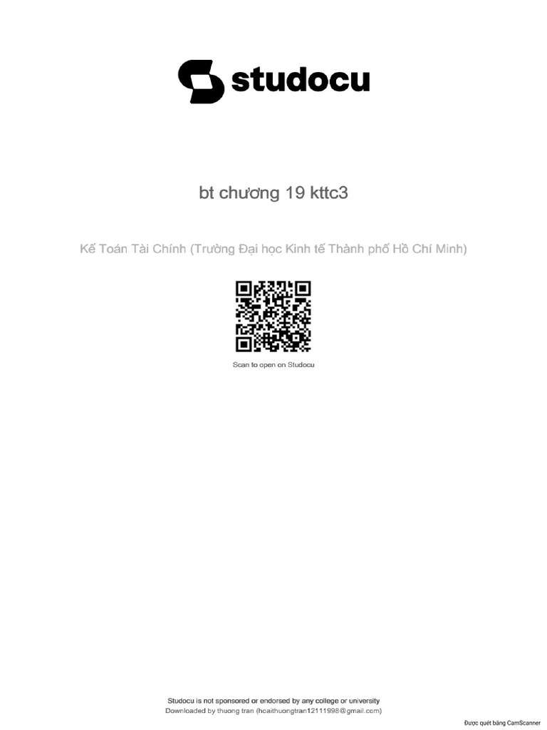 BÀI TẬP C19-KTTC3 | PDF