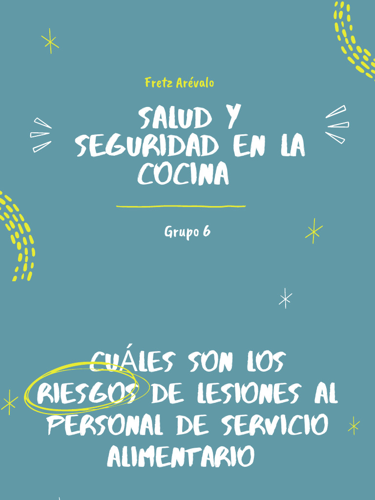 Salud y Seguridad en La Cocina | PDF | Seguridad alimenticia | Alimentos