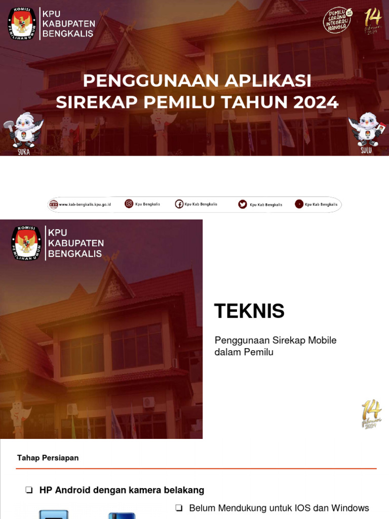 Teknis Penggunaan Sirekap KPPS | PDF