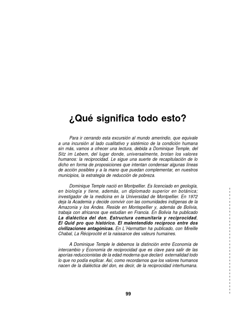¿Que Significa Todo Esto | PDF