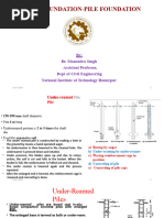 Pile, Pile Cap and Typical Section Detail | PDF | Structural ...