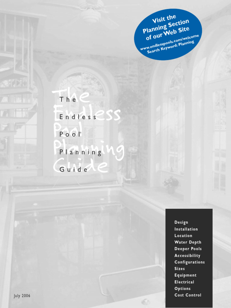 Endless Pools Planning Guide | PDF | Building Engineering