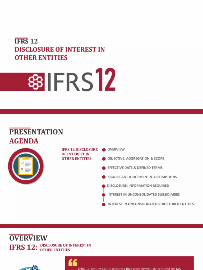 Presentation Ifrs 12 | PDF