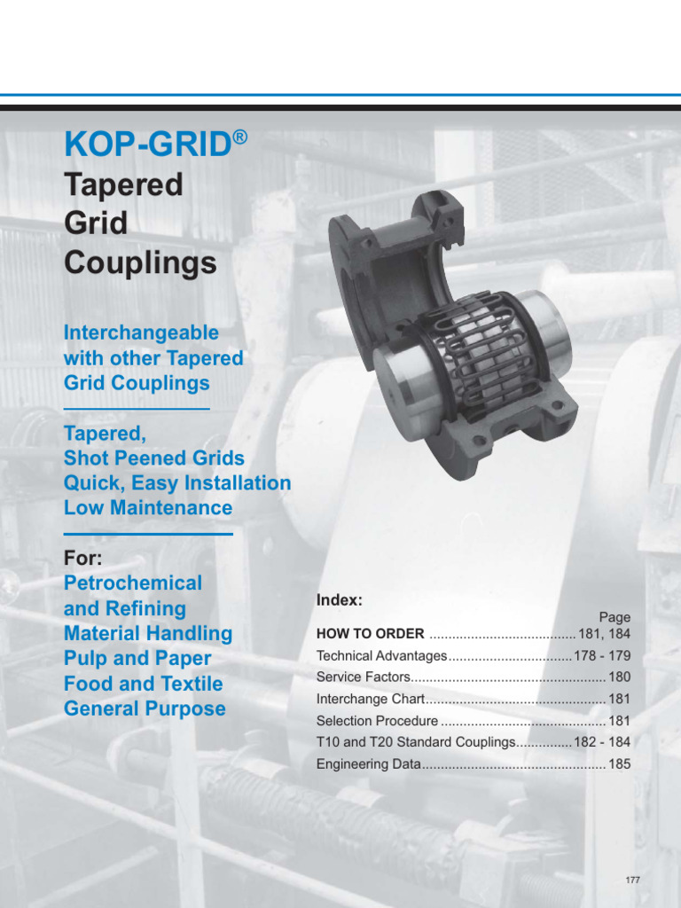 KOPFLEX KOP-GRID Couplings | PDF | Manufactured Goods | Mechanical ...