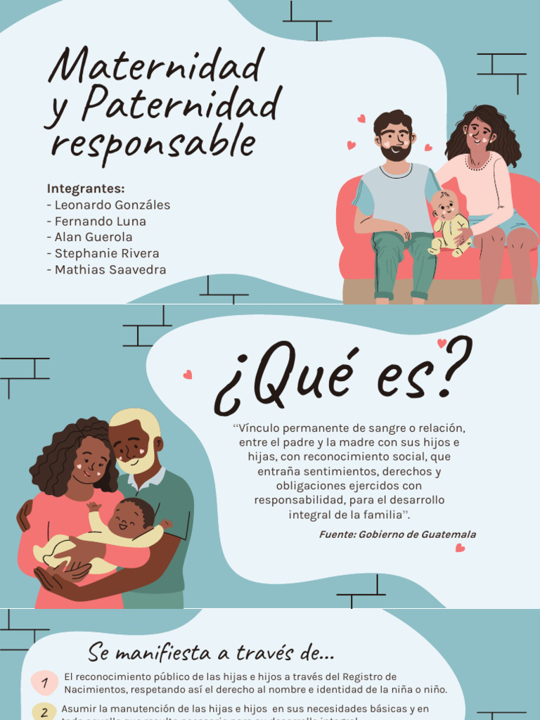 Maternidad y Paternidad Responsable 5E | PDF | Sicología | Ciencias del comportamiento