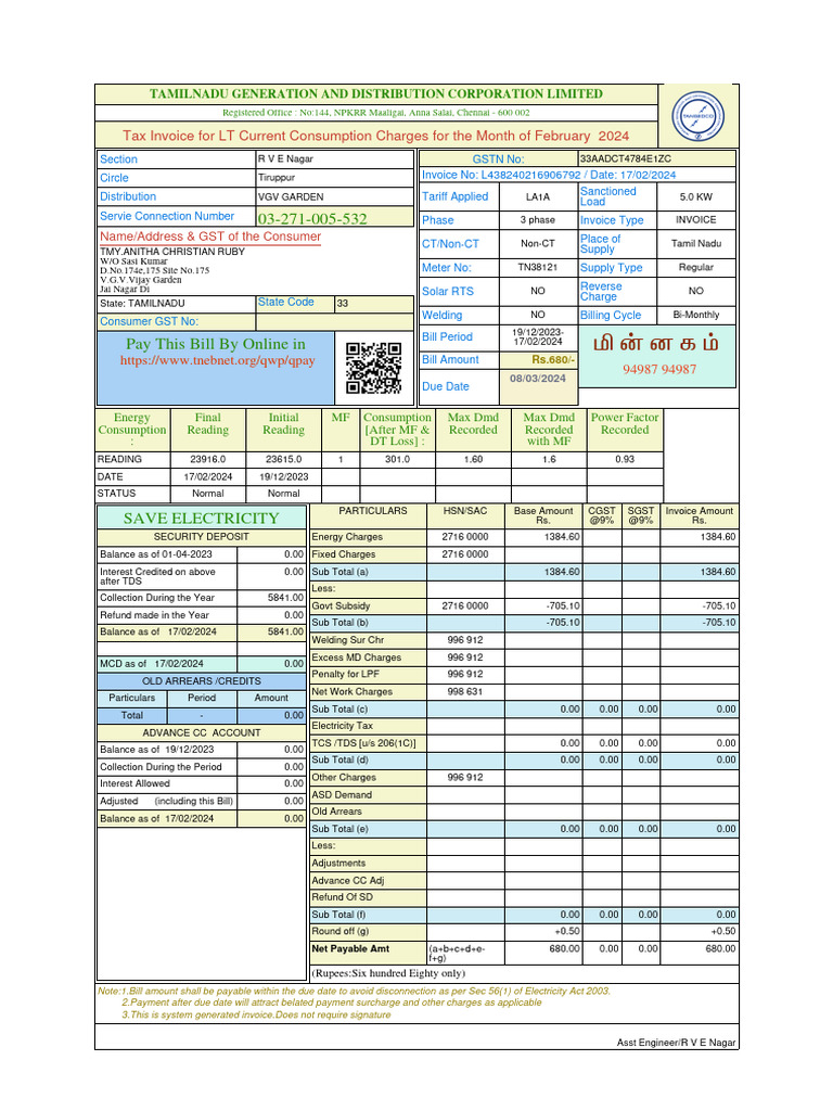 Bill Detail | PDF