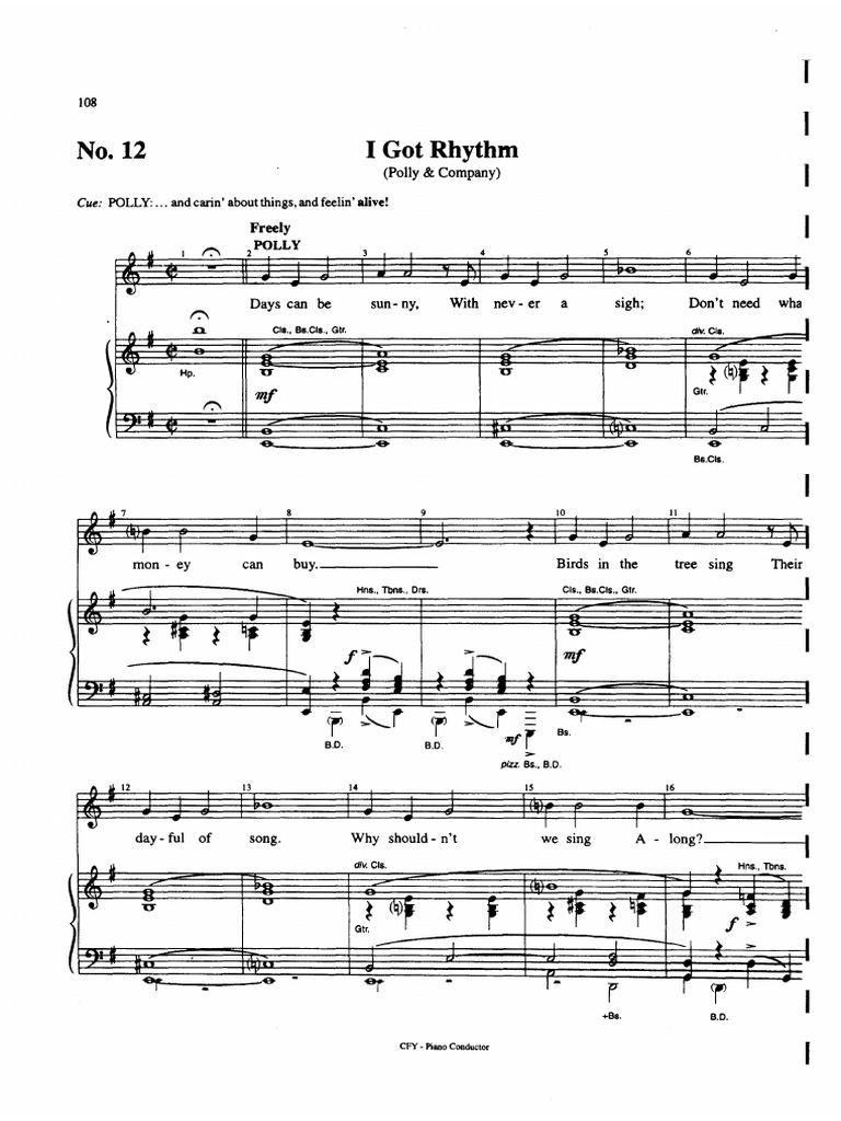 I Got Rhythm | PDF