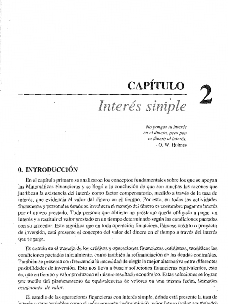 Capitulos 2 Interes 5 | PDF