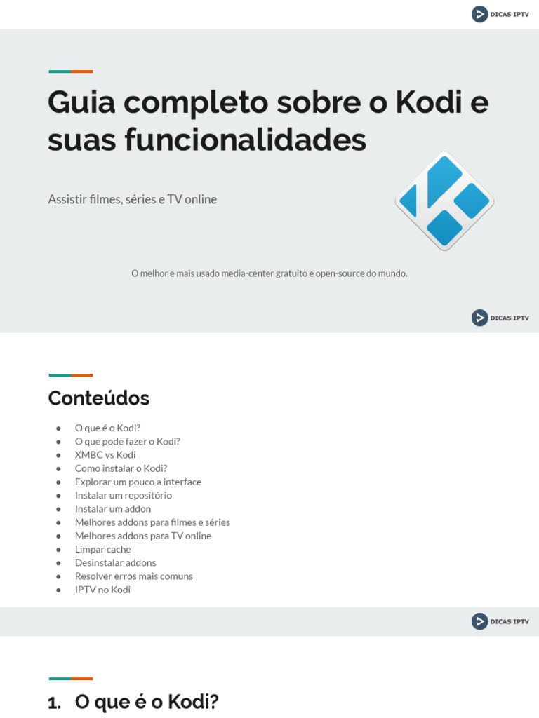 Guia Completo Sobreo Kodi | PDF | Android (sistema operacional) | PCs (computadores)