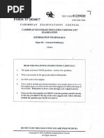 Csec Edpm P2 2022 | PDF