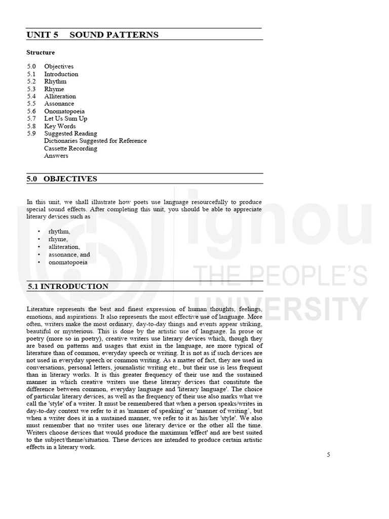 Sound Patterns | PDF