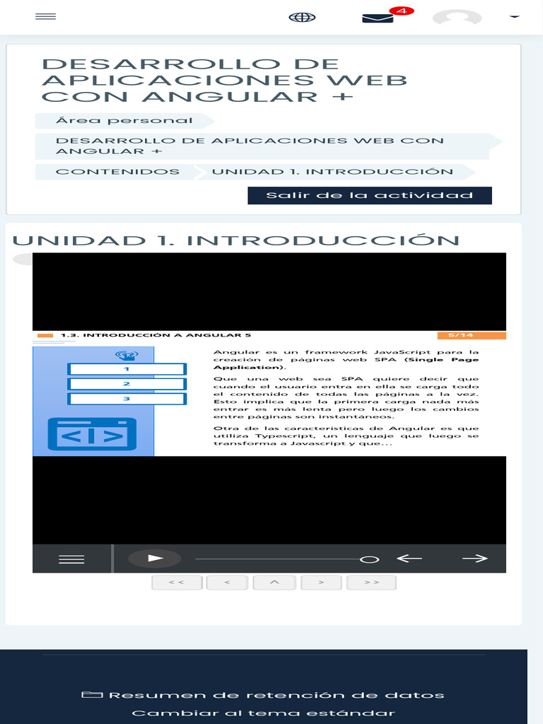 Desarrollo de Aplicaciones Web Con Angular + Unidad 1. Introducción | PDF