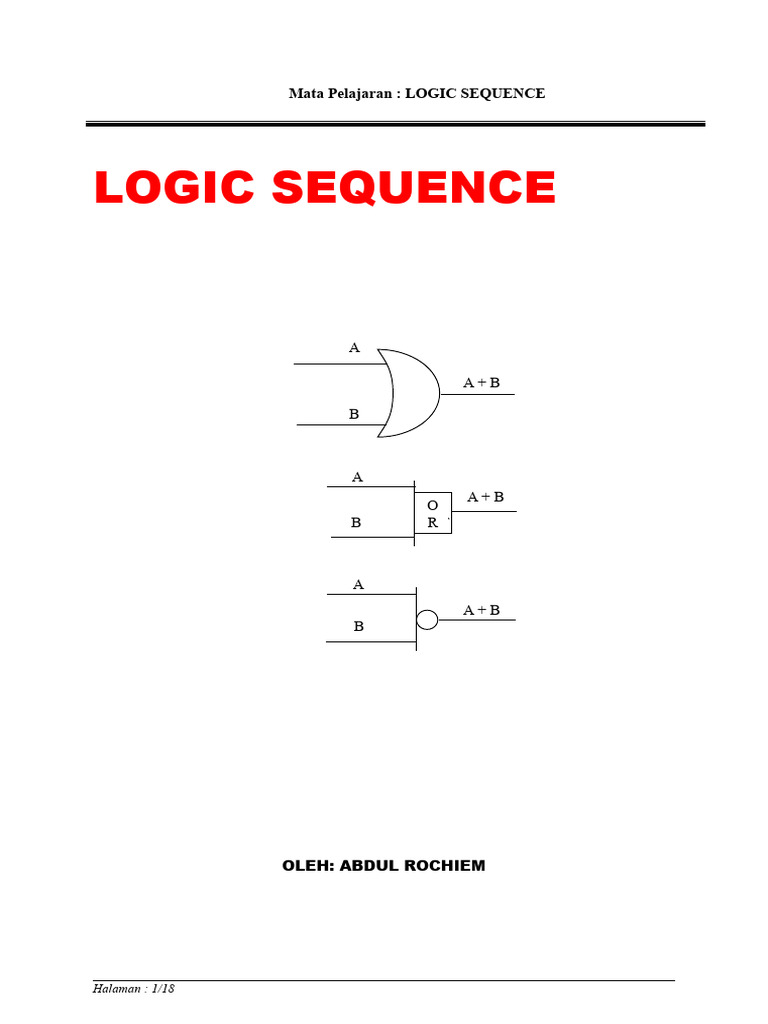 Panduan Logic Sequence di PLTU | PDF | Komputer