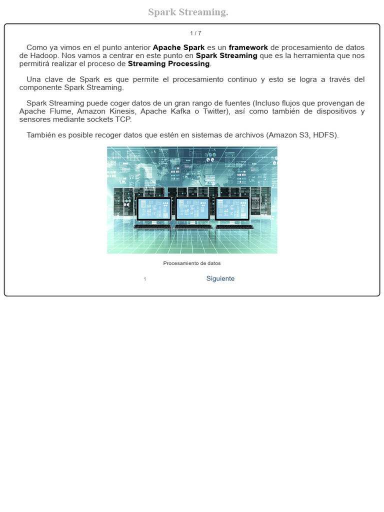 Spark Streaming | PDF | Streaming Media | Apache Hadoop