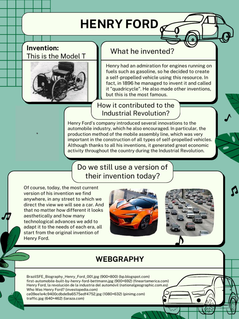 HENRY FORD, Car Invention | PDF