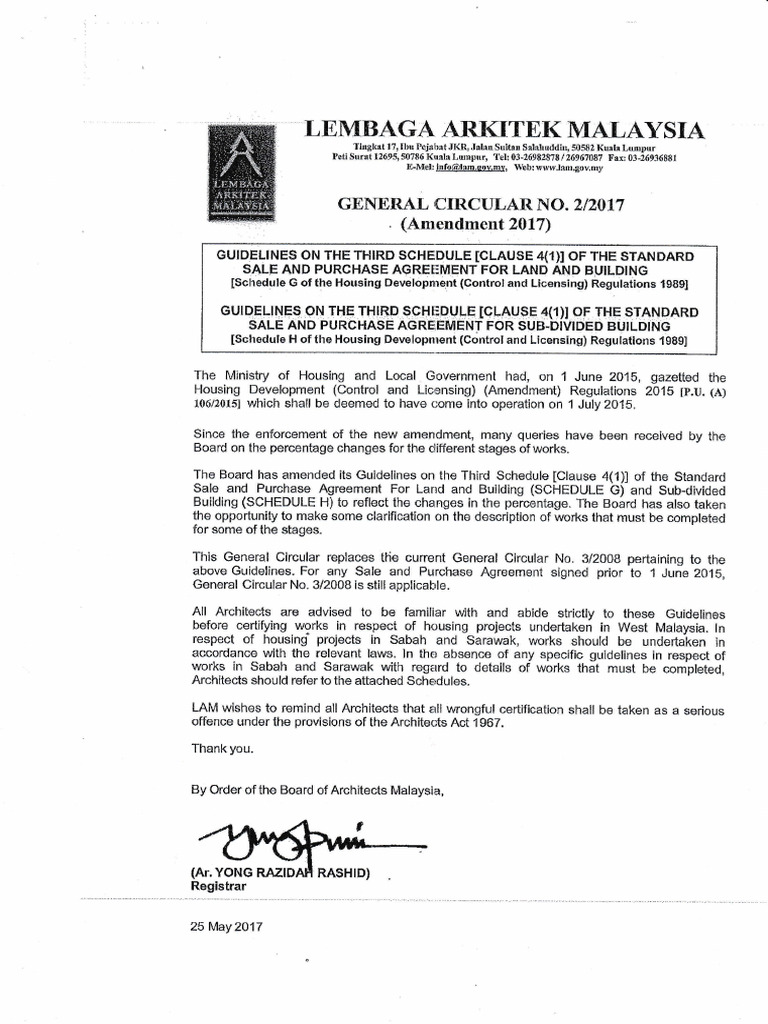 From Lembaga Arkitek Malaysia 2017 | PDF