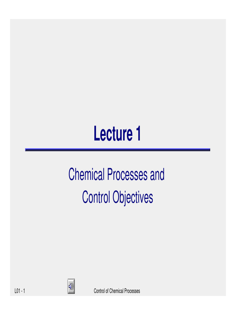 Chemical Process Control Lecture | PDF | Valve | Applied And ...