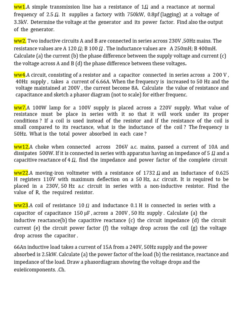 Etech ch9 | PDF | Electrical Impedance | Inductor