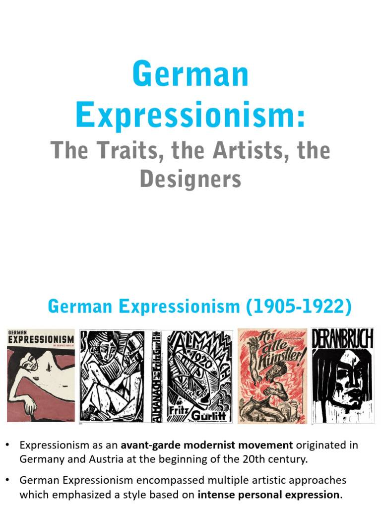 German Expressionism: Key Traits & Artists | PDF | Expressionism