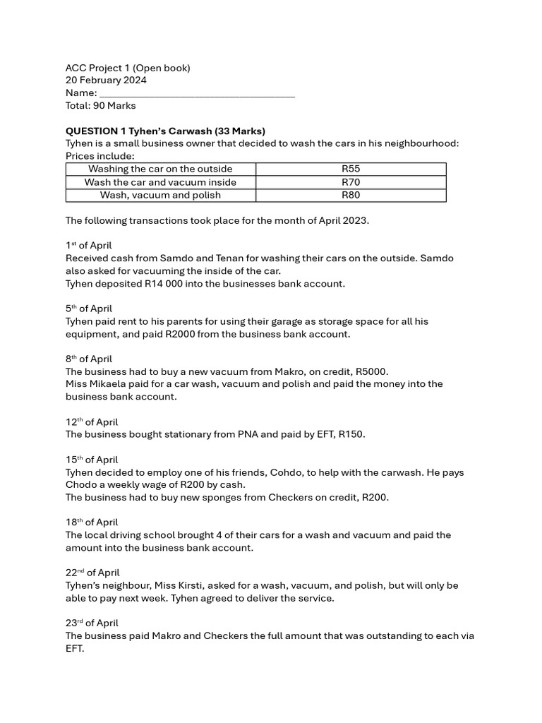 ACC Project 1 | PDF | Cheque | Banks