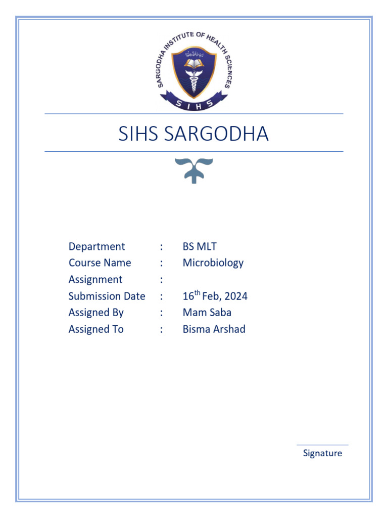 Presentation by Bisma Arshad-1 | PDF | Sulfur | Microorganism