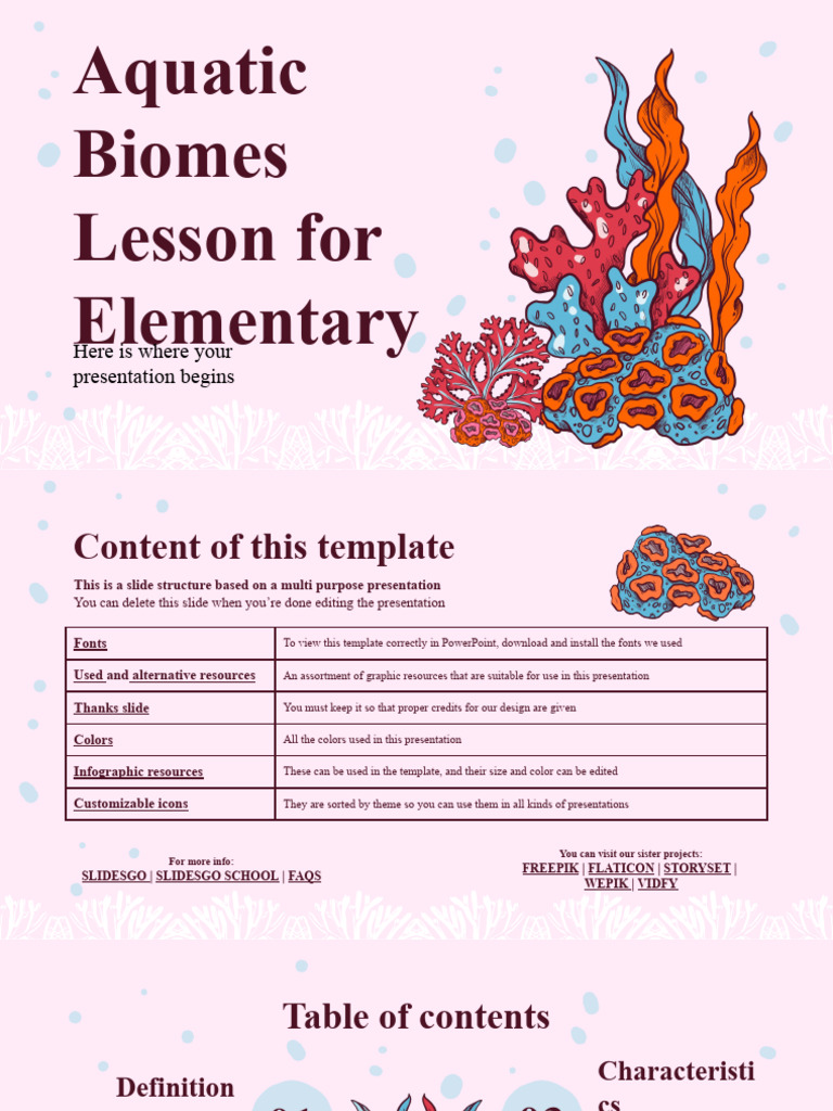 Aquatic Biomes Lesson for Kids | PDF | Planets | Solar System