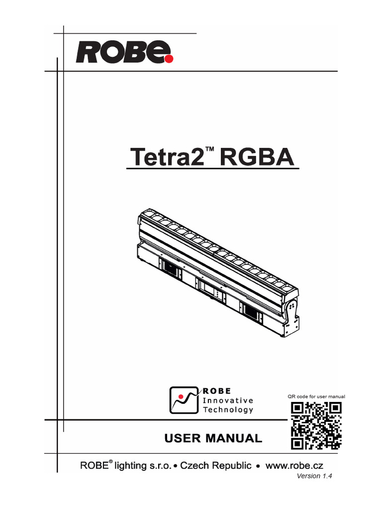 User Manual Robin Tetra 2 RGBA | PDF | Computer Network | Power Supply