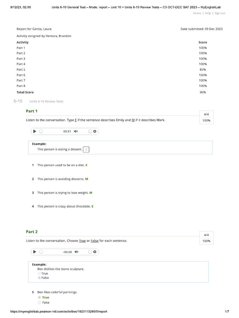 Review Units 6-10 | PDF