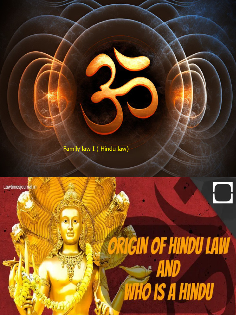 Hindu Law Basic & Sources | PDF