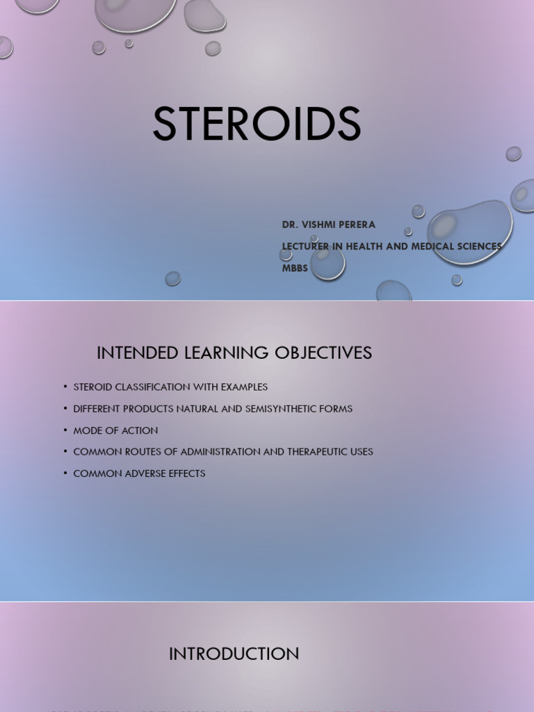 Pharm 2 Steroids | PDF