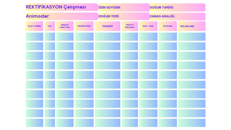 Rectification Practice Form Pdf