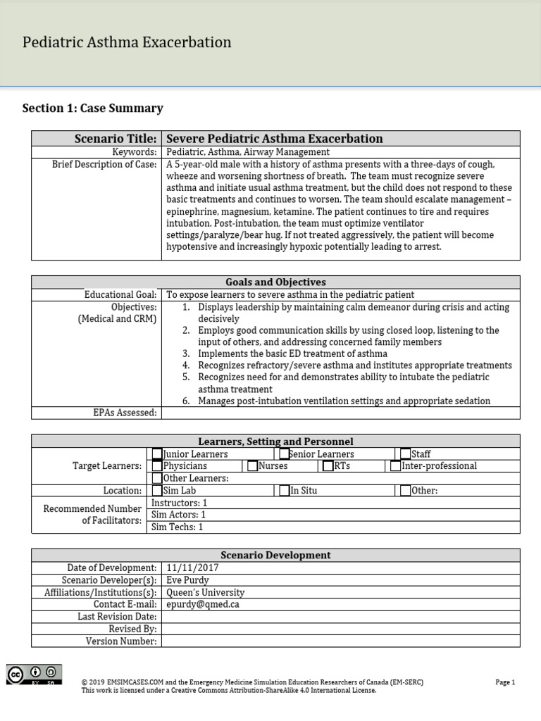 Peds Asthma | PDF