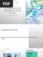 Glucose Estimation Using GOD-POD Method | PDF