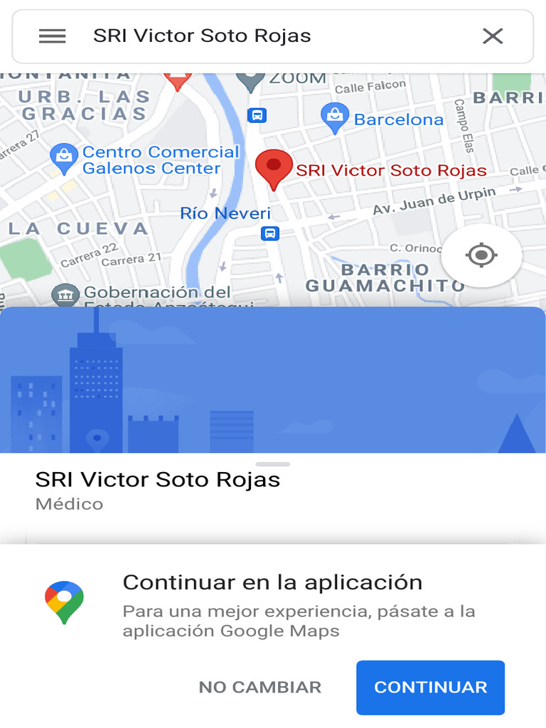 SRI Victor Soto Rojas Google Maps | PDF