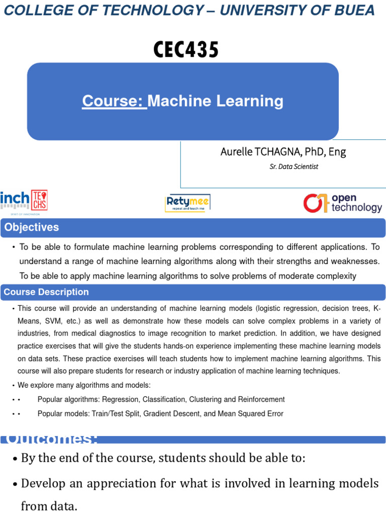 CEC453 Machine Learning | PDF | Machine Learning | Cluster Analysis