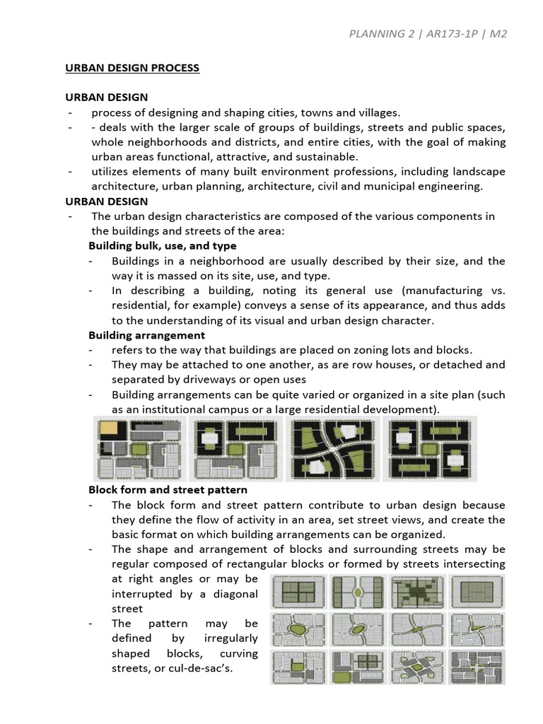 Planning 2 - M2 Lecture Part 1 | PDF | Urban Design | Building