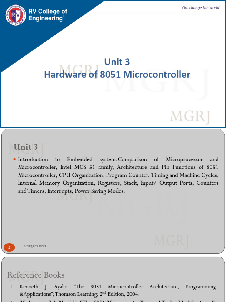 8051 Microcontroller Basics | PDF | Microcontroller | Central Processing Unit