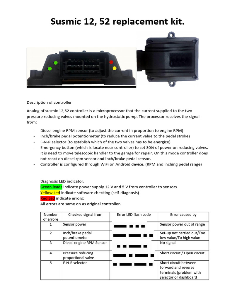 Susmic 12 Analog | PDF | Electrical Connector | Electrical Engineering