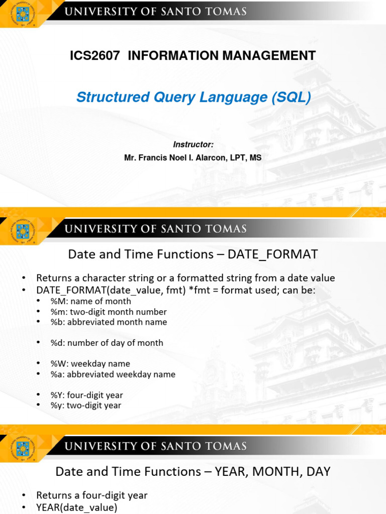 Structured Query Language SQL PART 2 | Download Free PDF | String (Computer Science) | Sql