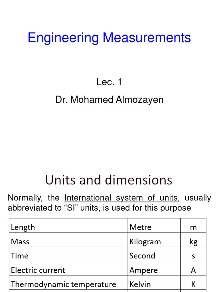 Measurement 1 | PDF | Accuracy And Precision | Observational Error