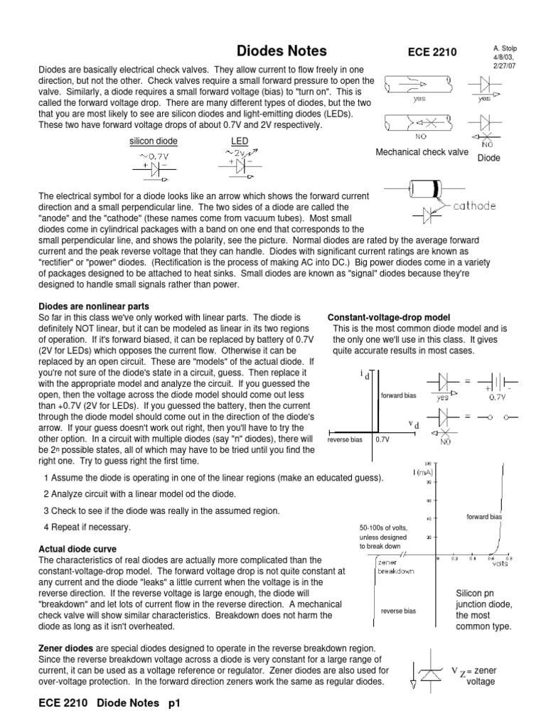Diode | PDF | Rectifier | Diode