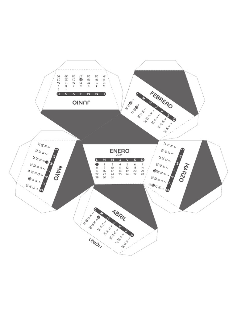 Plantilla Editable Calendario | PDF