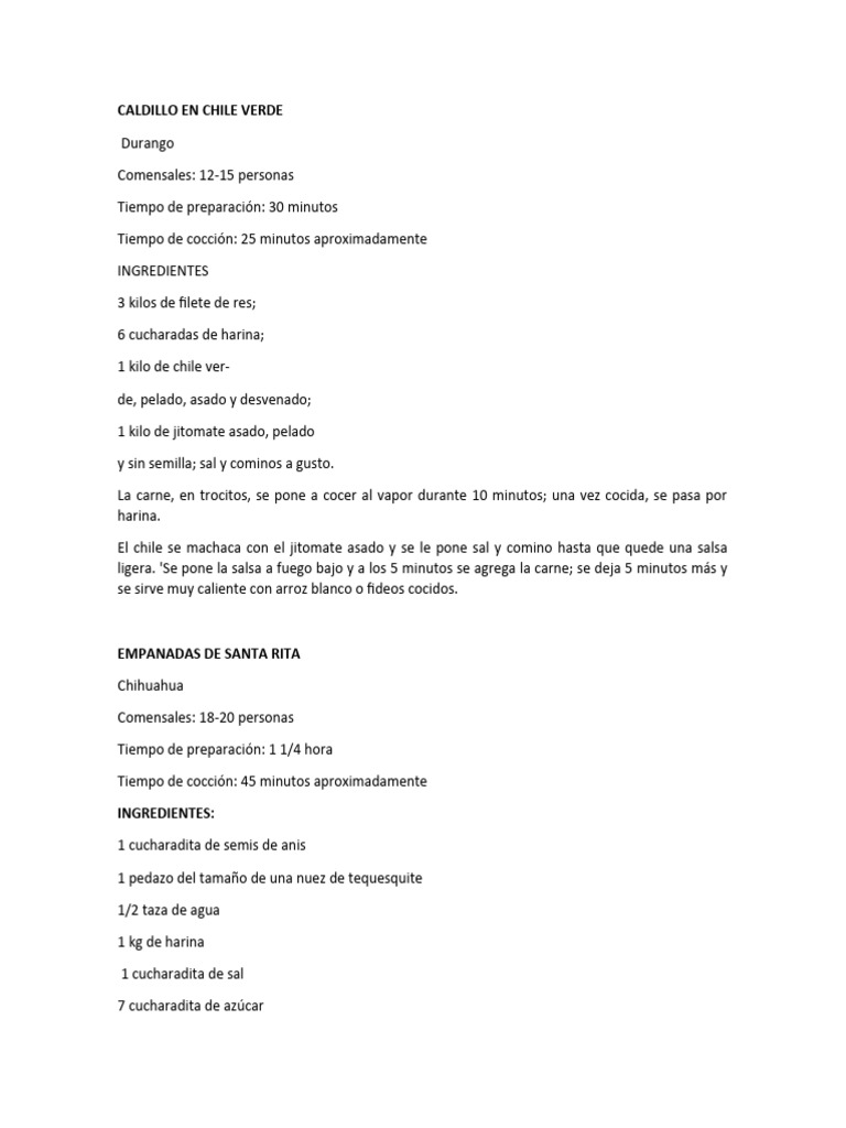 Recetas Tradicionales para Chefs | PDF | Cocinando | Cocina latinoamericana