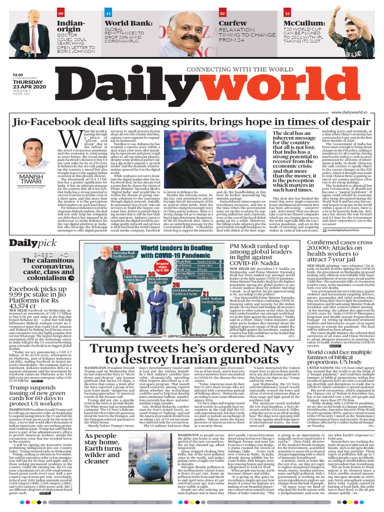 Daily World English Edition April 23 | PDF