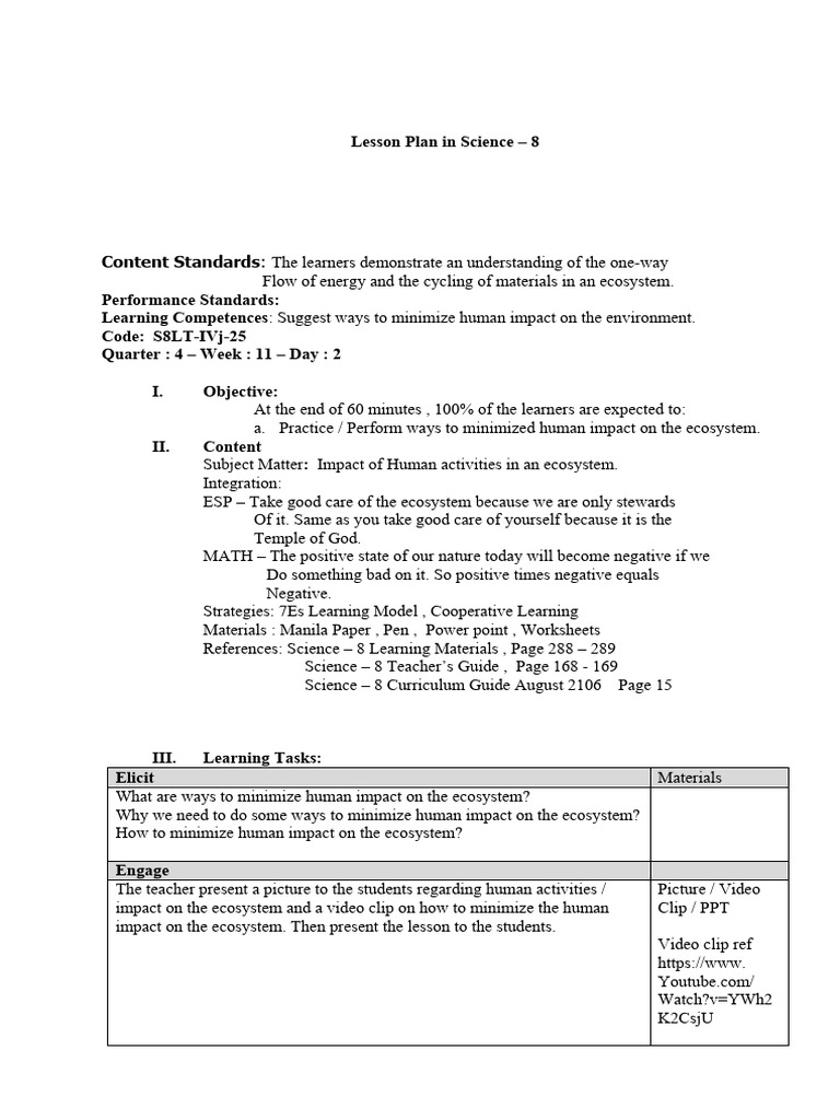 Science - 8 DLP 6 | PDF | Science & Mathematics