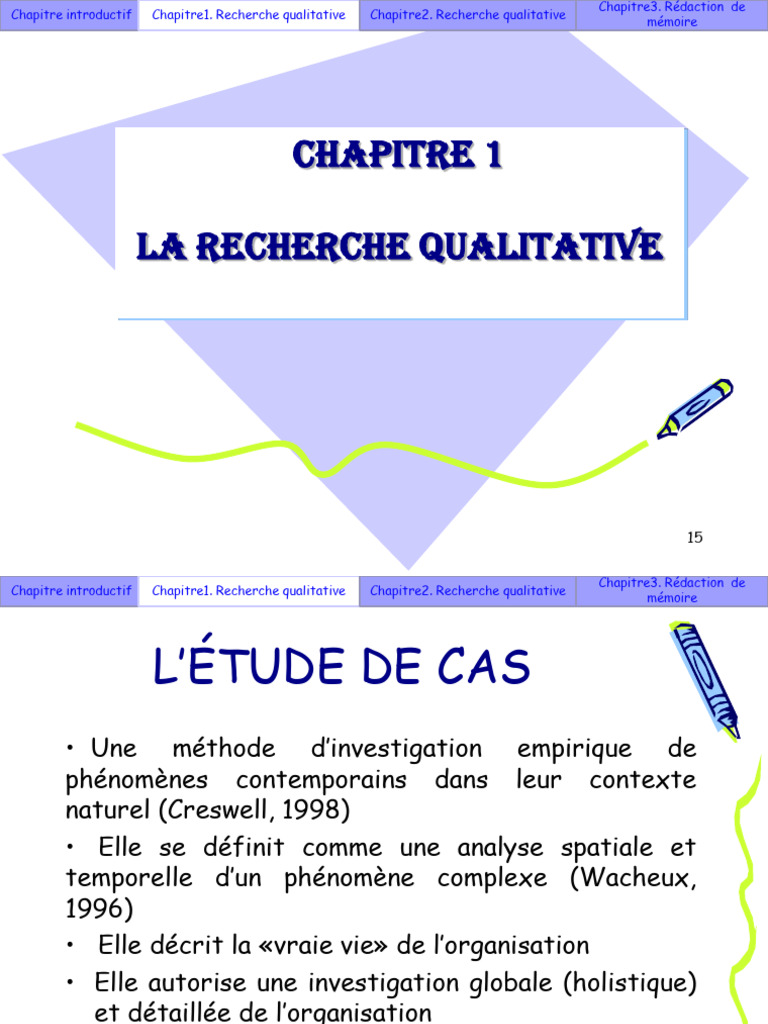 Introduction à la recherche qualitative | PDF | Recherche-action